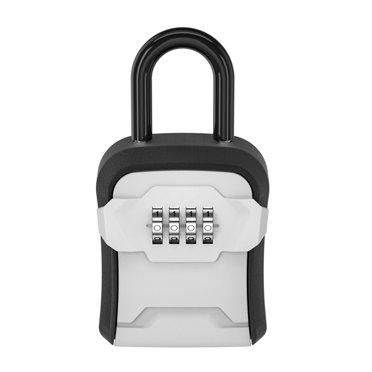 Key Lock Box Keys Storage Lock Box with 4 Digits Combination Resettable ...