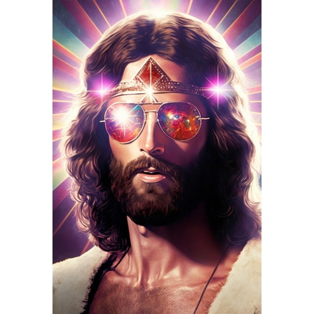 24x36 gallery poster, Disco Jesus Christ p2 - Walmart.com