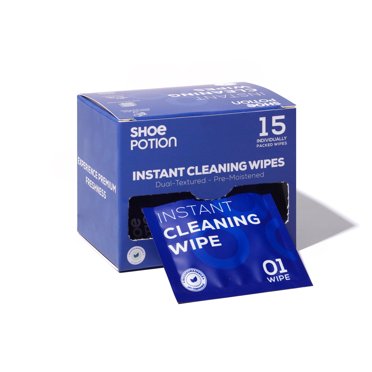 SWIPZ Quick Cleaner Sneaker Wipes - Individually Wrapped Shoe Cleaning ...