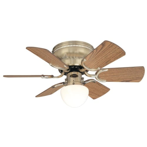 30 Inch Flush Mount Ceiling Fan With Light | Shelly Lighting