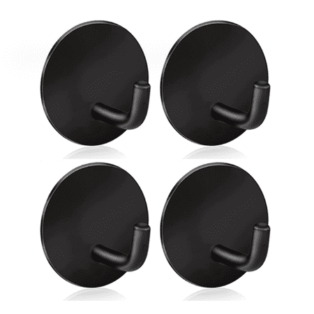 1 set of 4-piece round bottom 7-shaped hook non perforated suction cup ...
