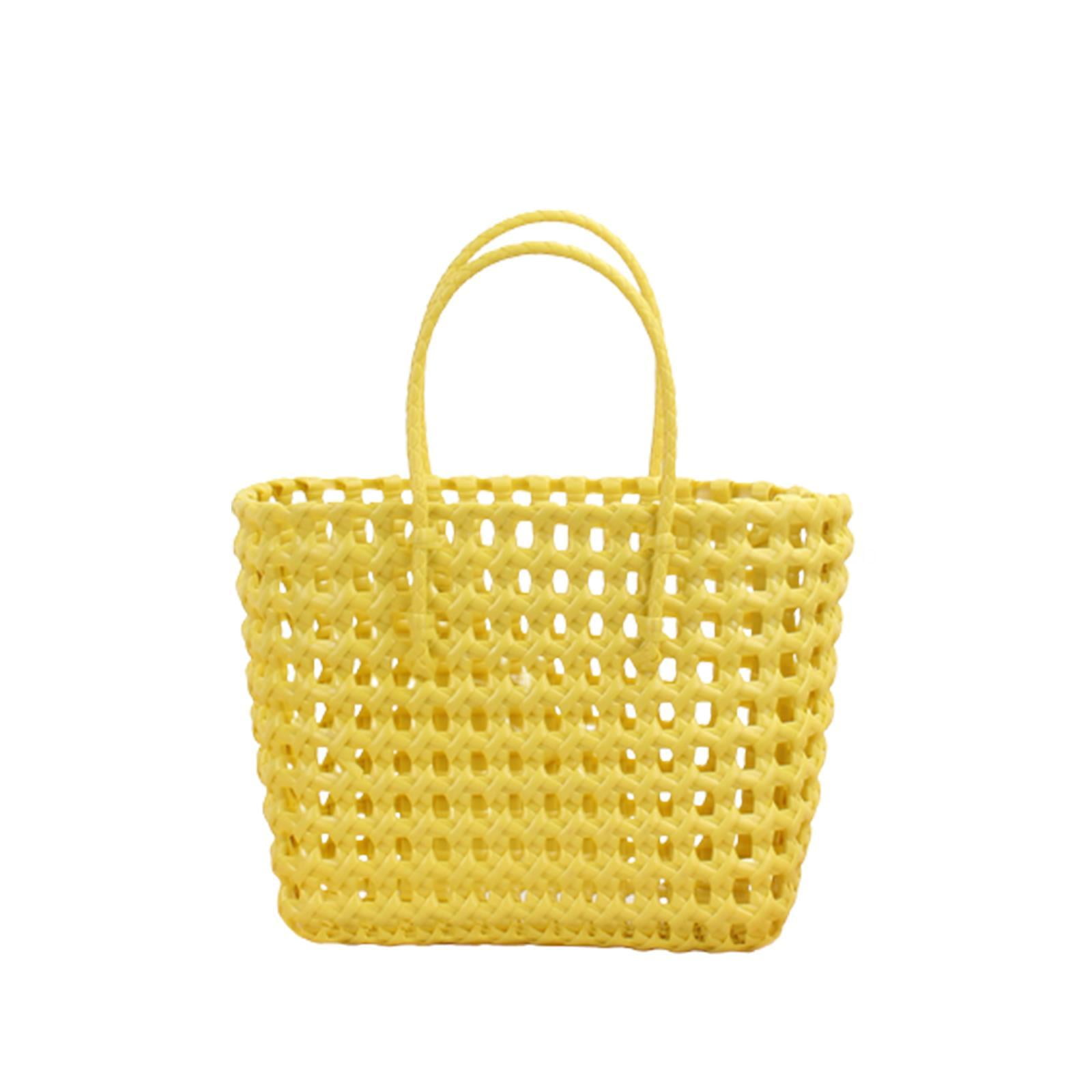 Click here for Esafio Pvc Woven Shopping Basket Reusable Grocery... prices