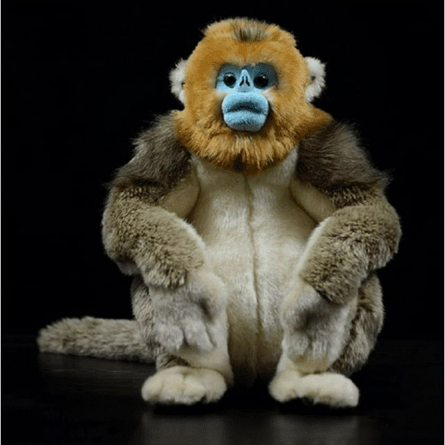 32cm Snub-Nosed Monkey Plush Toy Stuffed Animal Soft Doll Kids Gift ...