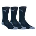 NEW Puma Golf 3 Pack Crew Golf Black Socks Men's 9-12 - Walmart.com