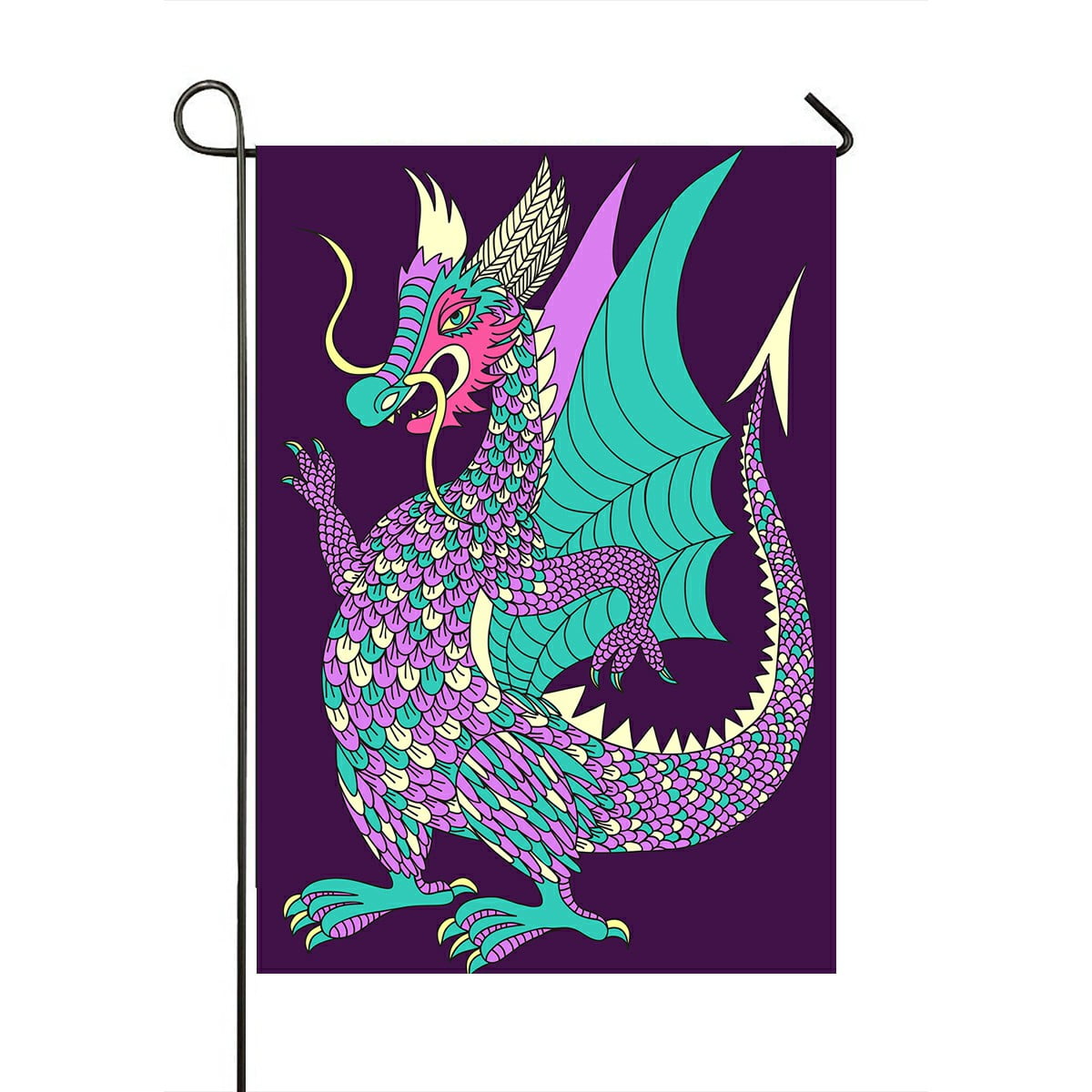 ECZJNT bright fairy dragon Garden Flag Outdoor Flag Home Party Garden ...