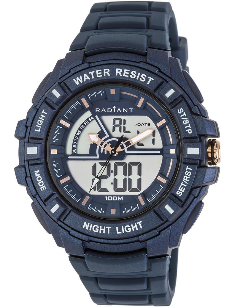 WATCH RADIANT STAINLESS STEEL BLUE BLUE MEN RA438602 - Walmart.com