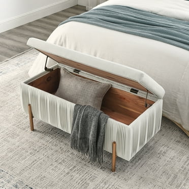 HomePop Large Storage Bench, Multiple Colors - Walmart.com
