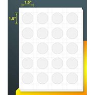 Universal Laser Printer Permanent Labels, 1 x 2 5/8, White, 3000/Box ...