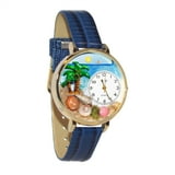 Palm Tree Watch in Gold (Large) - Walmart.com