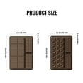 Suizaomo 2 Pack Chocolate Bar Molds Food Grade Silicone Deep Mold ...