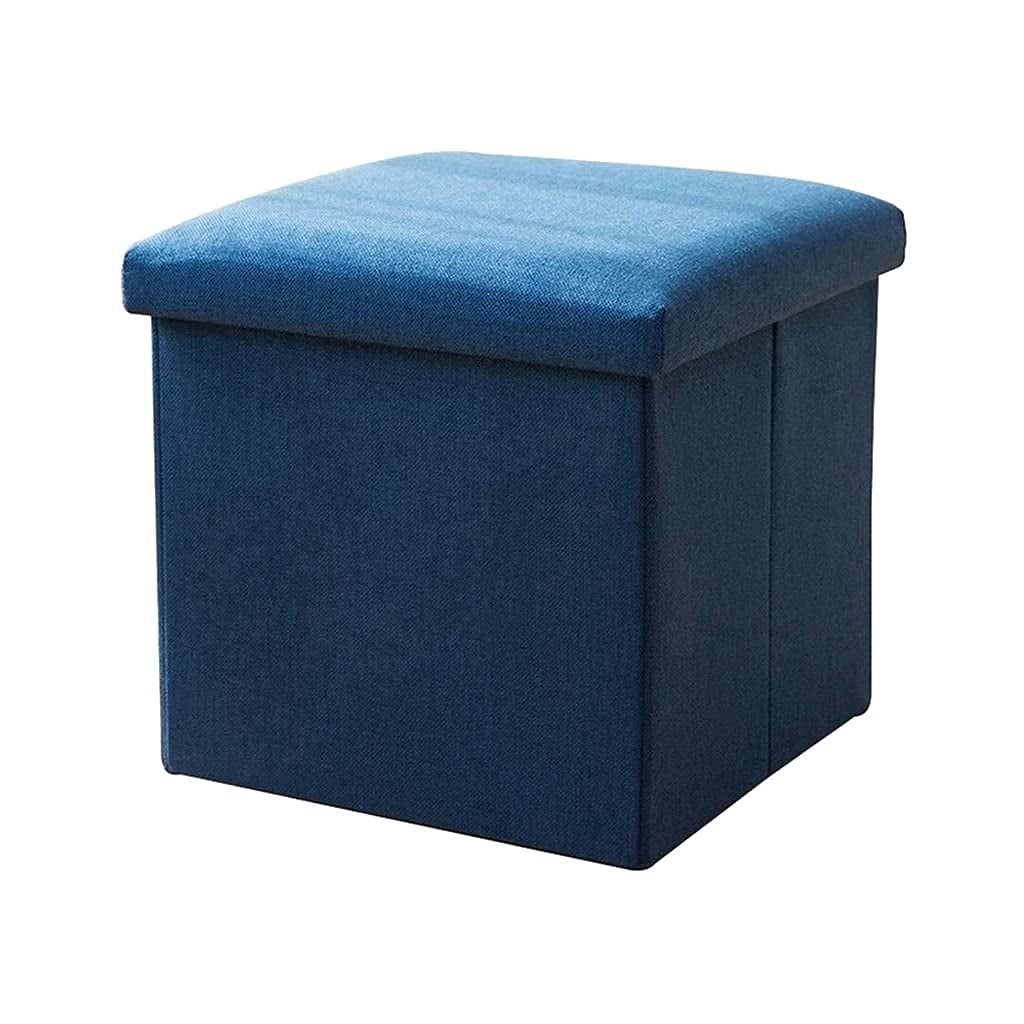 Aceur 15''x15''x15''Storage Ottoman Cube, Foldable Storage Boxes ...