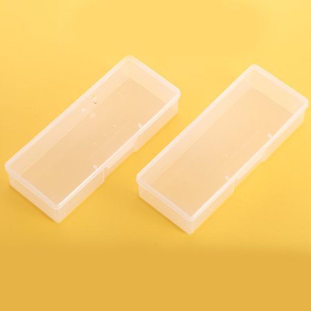 Archer Transparent Storage Case Nail Tool Box with Lid Organizer ...