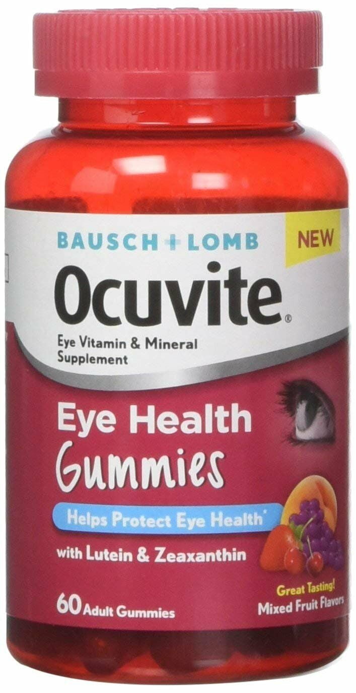 Ocuvite Eye Vitamin & Mineral Supplement, Eye Health Adult Gummies ...
