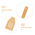15pcs Bamboo Cooking Utensils Set - Nonstick Spatula Spoon Turner and ...