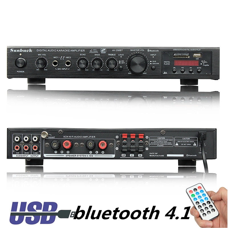Sunbuck 5CH Bluetooth Amplifier Stereo System with Nepal | Ubuy