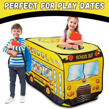 CoComelon Playhouse Musical School Bus Tent for Toddlers, Indoor ...