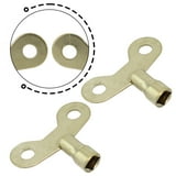 2 Radiator Plumbing Bleed Bleeding Key Keys Solid Iron For Venting Air ...