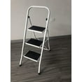 Dayplus Lightweight Sturdy 3 Step Steel Ladder, Folding Step Stool, 300 ...