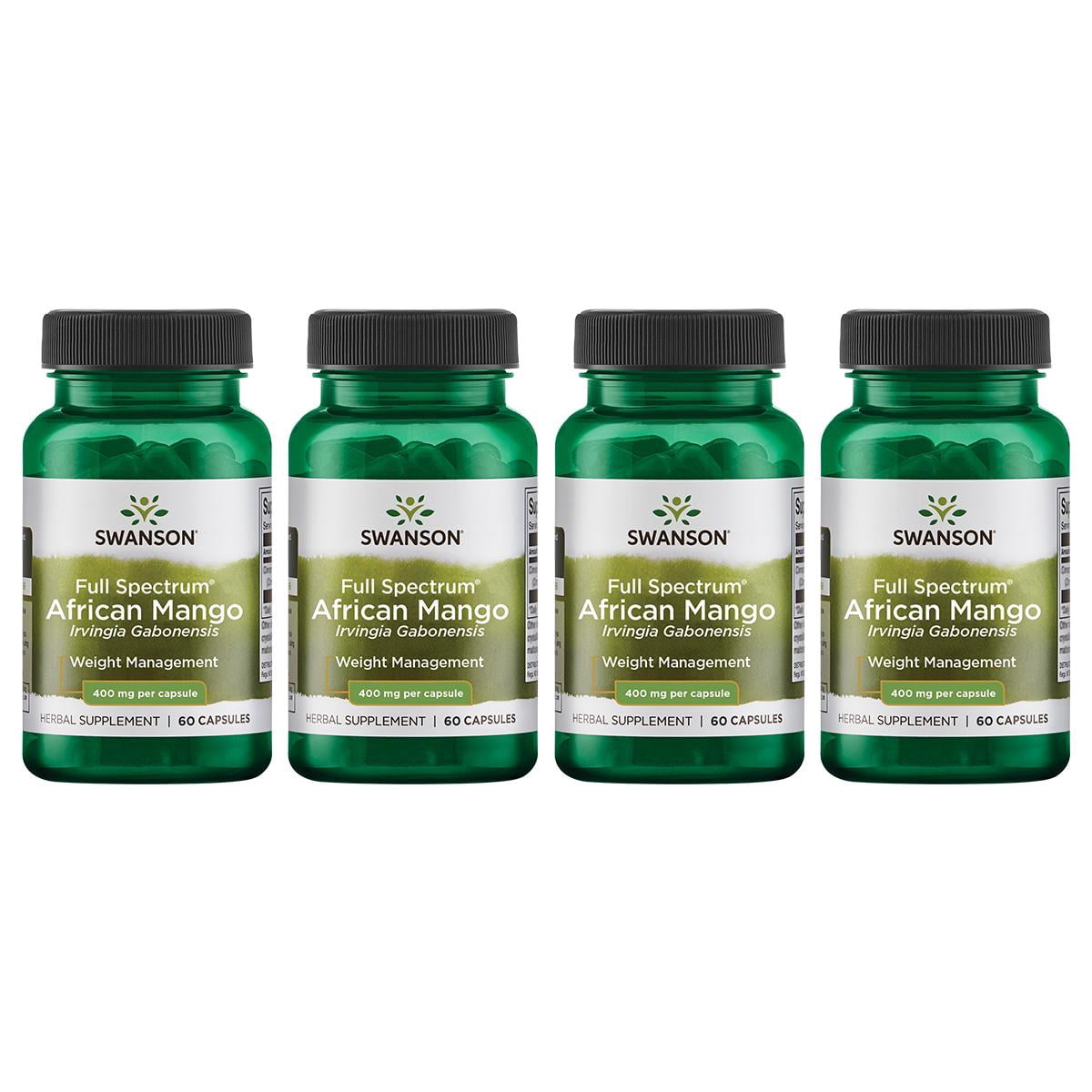 Swanson Full Spectrum African Mango Irvingia Gabonensis 400 mg 60 Caps ...