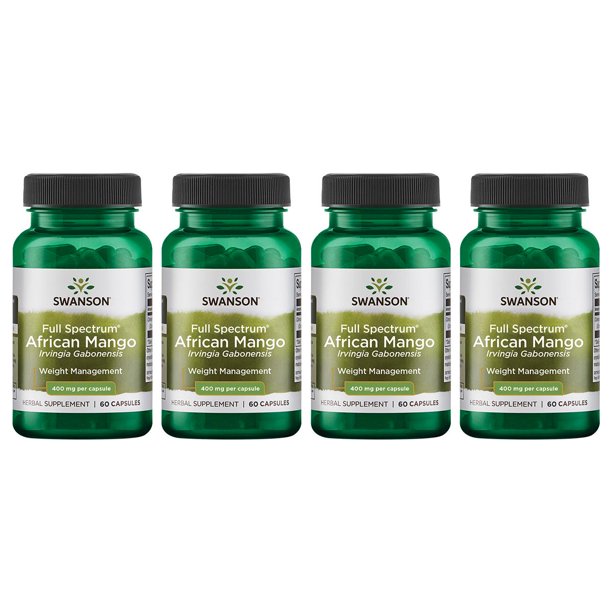 Swanson Full Spectrum African Mango Irvingia Gabonensis 400 mg 60 Caps ...