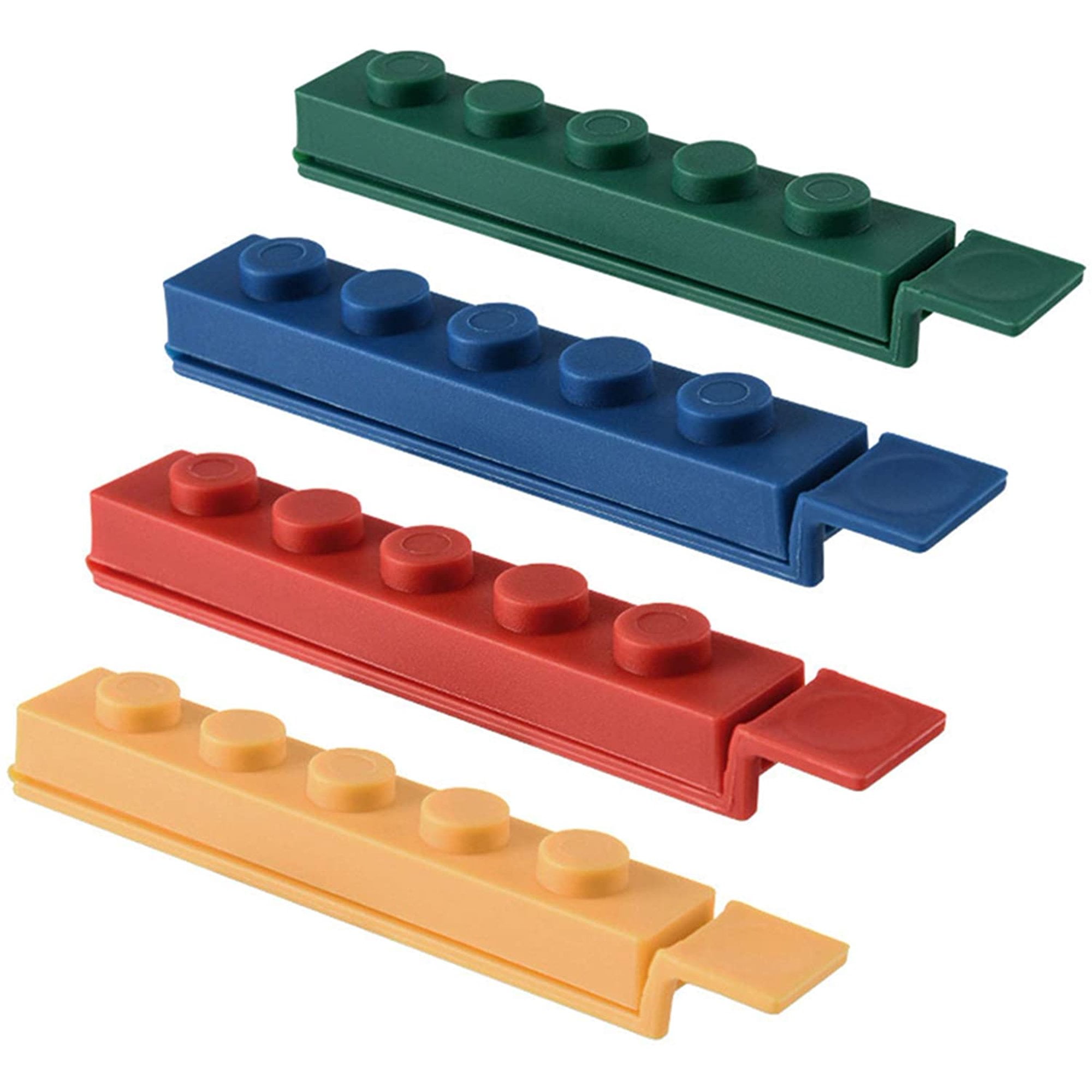 SHELLTON 4 Packs Bag Clips for Food Storage, Sealing Clips for Food and ...