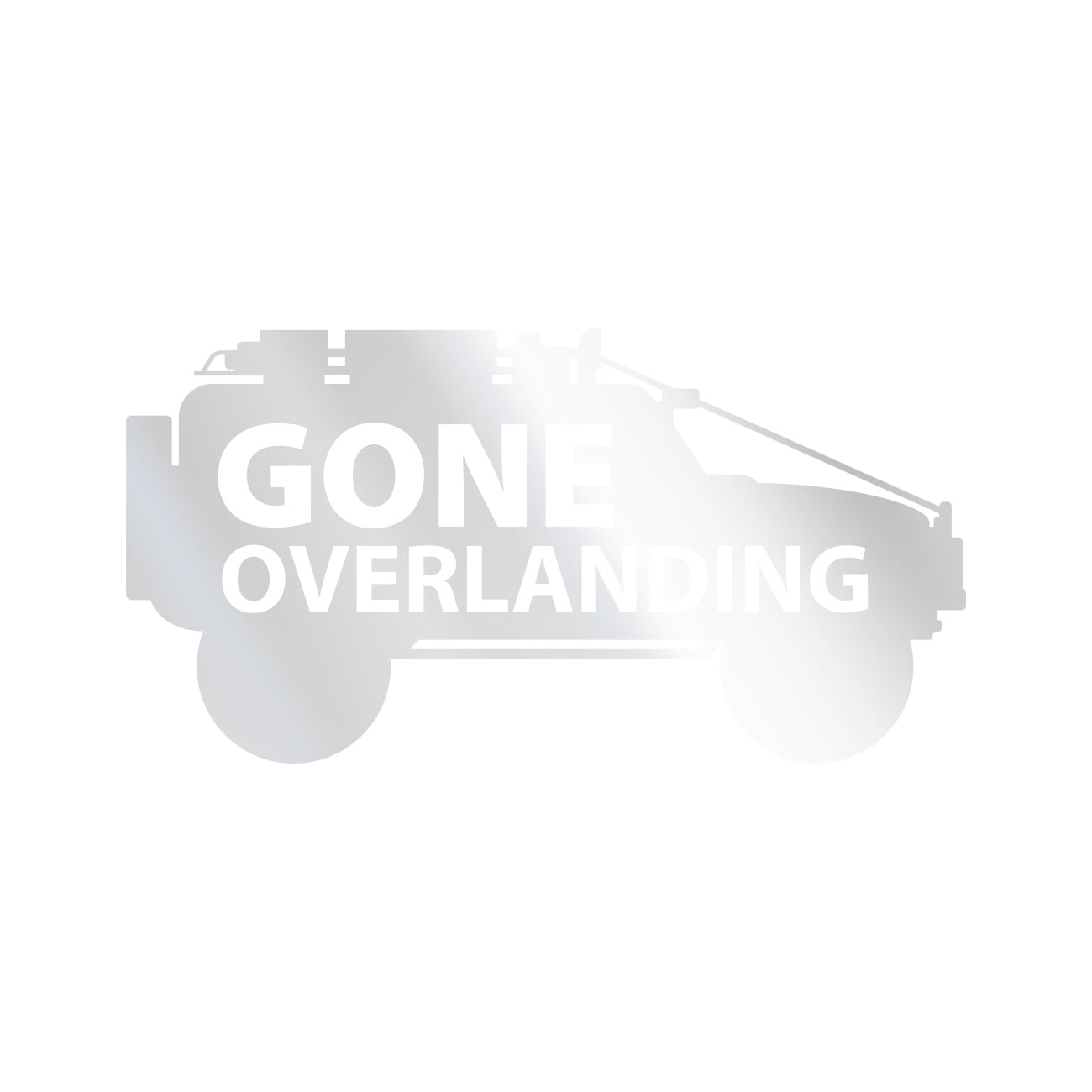 Gone Overlanding Sticker Decal Die Cut - Self Adhesive Vinyl ...
