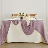 Mauve Purple Cheesecloth Table Runner-13.3Ft Boho Gauze Cheese Cloth ...