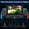 TSV Wired Controller for Nintendo Switch with Ergonomic Grip, 6-Axis ...