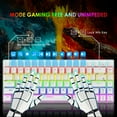 Lexon Tech Wired Gaming Keyboard, Rainbow Backlit, 84 Keys, Type-C ...