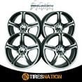 Primax 772 17 Machined Wheel / Rim 5x100 & 5x4.5 with a 38mm Offset and ...