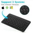 Rechargeable Bluetooth Keyboard and Mouse Combo Ultra Slim Full-Size ...