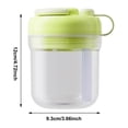 Novamily Silicone Ice Cube Bottle, 2 in 1 Touch-Free Ice Cube Tray with ...
