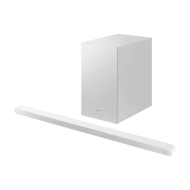 Barra de Sonido ultradelgada Samsung 3.1 Ch Blanco Sub Woofer HW-S701D | Bodega Aurrera en línea