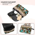 Pzuqiu Sunflower Aztec Women's Leather Crossbody Bag with Chain Strap ...