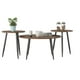 Ameriwood Home Morley 3 Pc Coffee Table and End Table Set in Walnut - Walmart.com