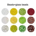 1Box DIY Round Beads Jewelry Making Finding Kit Including Glass Seed ...