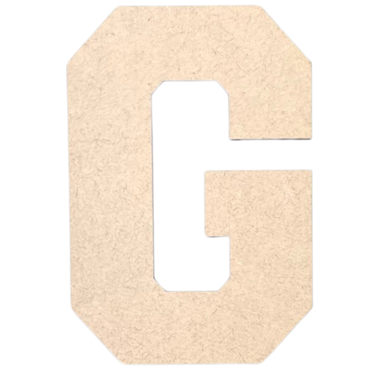 Krafty Supply 4" Tall Western Block - MDF Letter I | 1/8" Thick ...