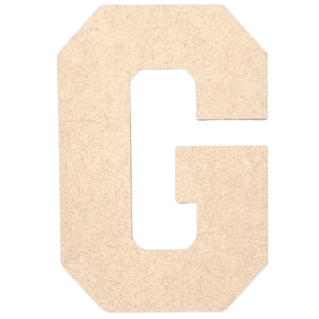 Krafty Supply - 4" Tall MDF Letter G | 1/4" Thick |Collegiate|Wooden ...