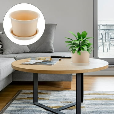 K-Cliffs Faux Plant Arrangement with a Decorative Boat Shape Gray Paper ...