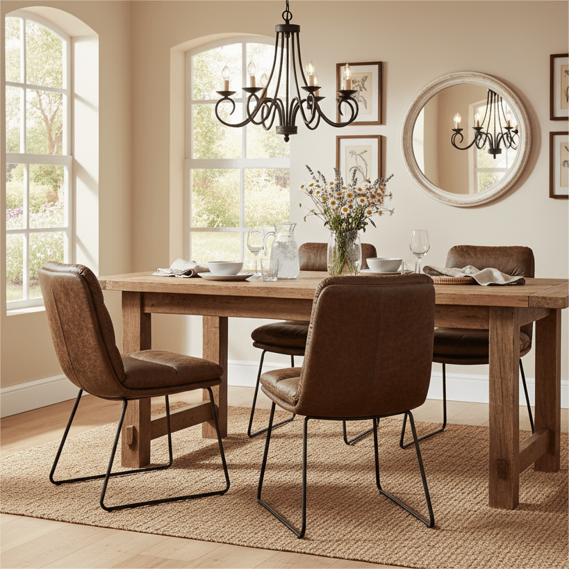 Click here for Homy Casa Set Of 4 Upholstered Dining Chairs With... prices