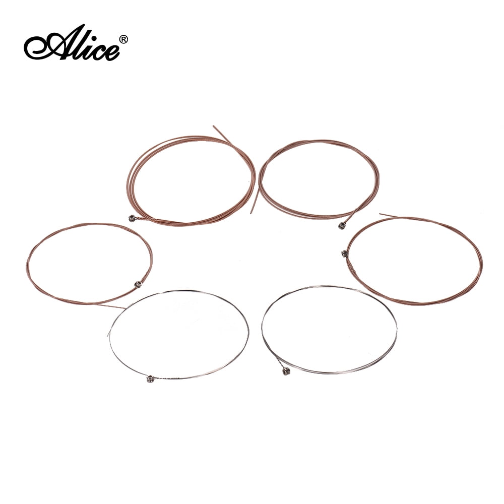 Alice A206-SL Super Light Acoustic Guitar Strings Set Stainless Steel ...