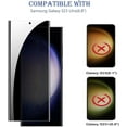 [2-Pack] Privacy Screen Protector for Samsung Galaxy S23 Ultra, 9H ...