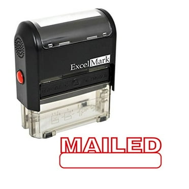 2000Plus® Green Line Message Stamp, POSTED, Red - Walmart.com