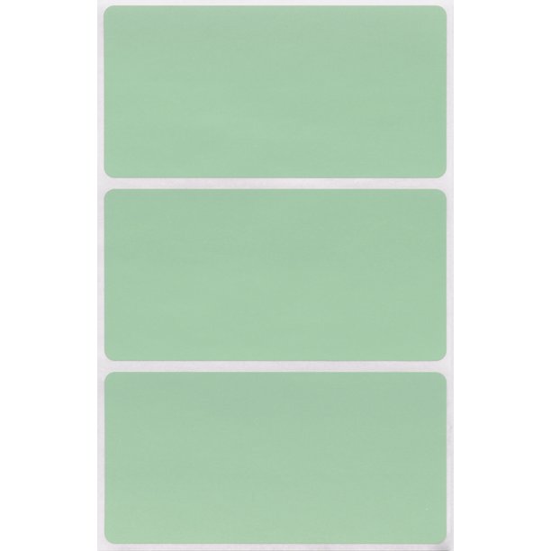 Royal Green Labels for Storage Bins 102mm x 51mm Colorful Stickers in ...