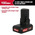 Hyper Tough 12V Max Lithium-Ion 4.0Ah Battery - Walmart.com