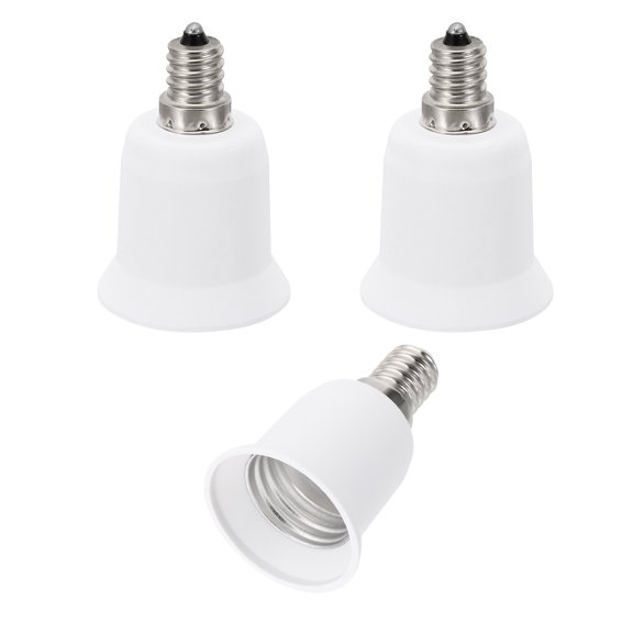 Uxcell E14 to E12 Light Socket Adapter Converter Bulb Base Lamp Holder ...