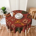 Cold Beer Vintage Tablecloths Round 60 inch Fabric Table Cloth Cover ...