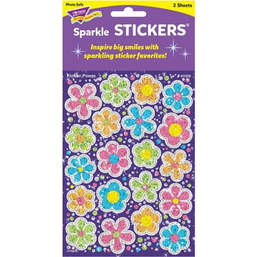 Shimmering Hearts Sparkle Stickers - Walmart.com