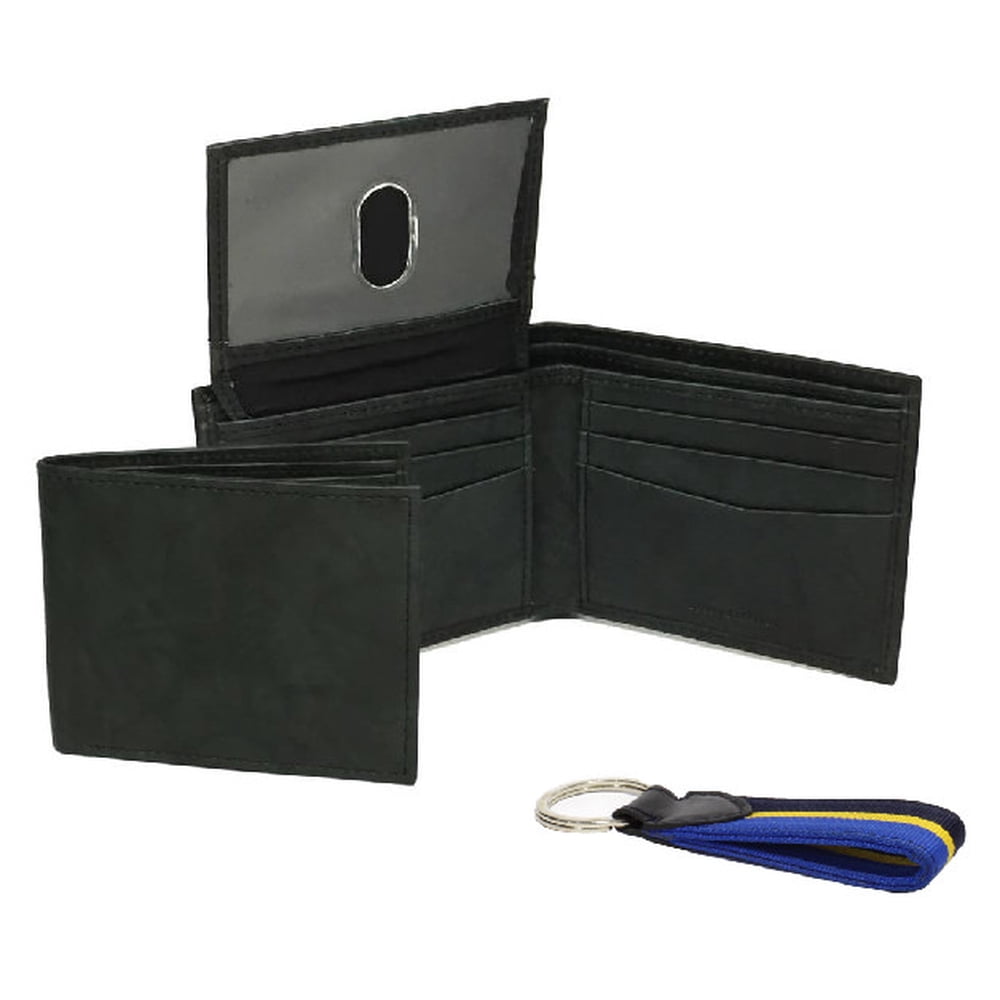 GEORGE - George Billfold Leather Wallet with Black and Grey Antique ...