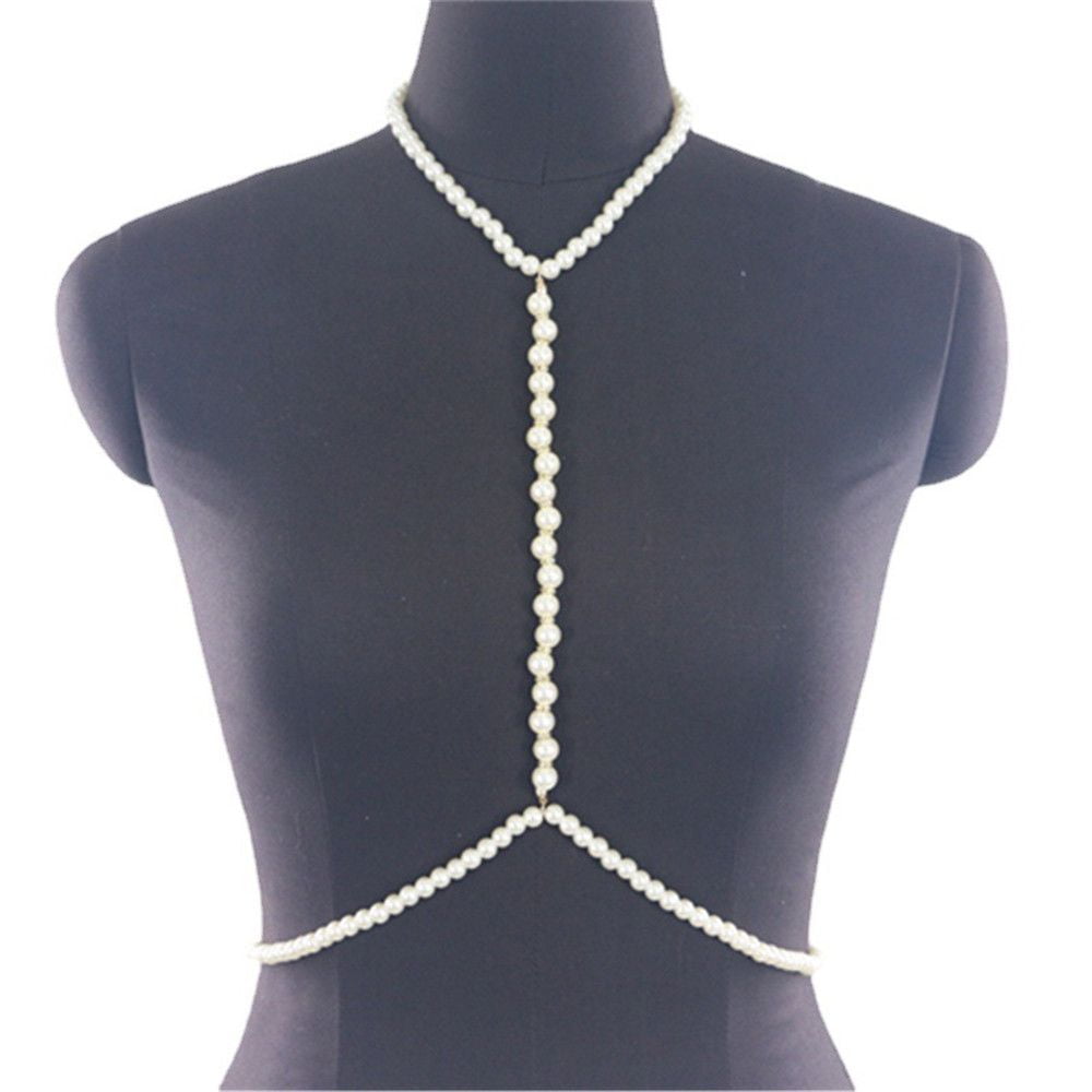 Party Sexy Delicate Accessories Belly Waist Chain Women Jewelry Pearl ...